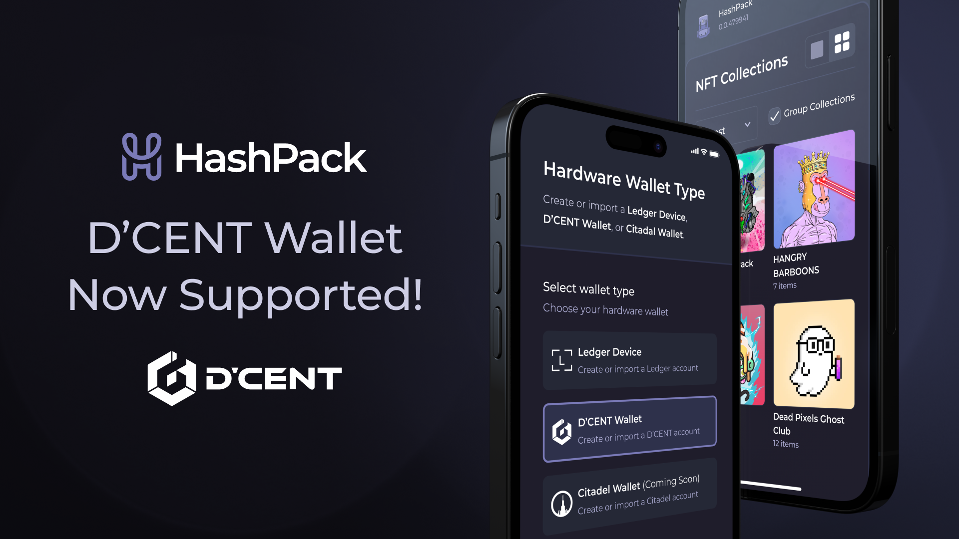 D’CENT Wallet and HashPack have partnered to join the strength of both solutions
